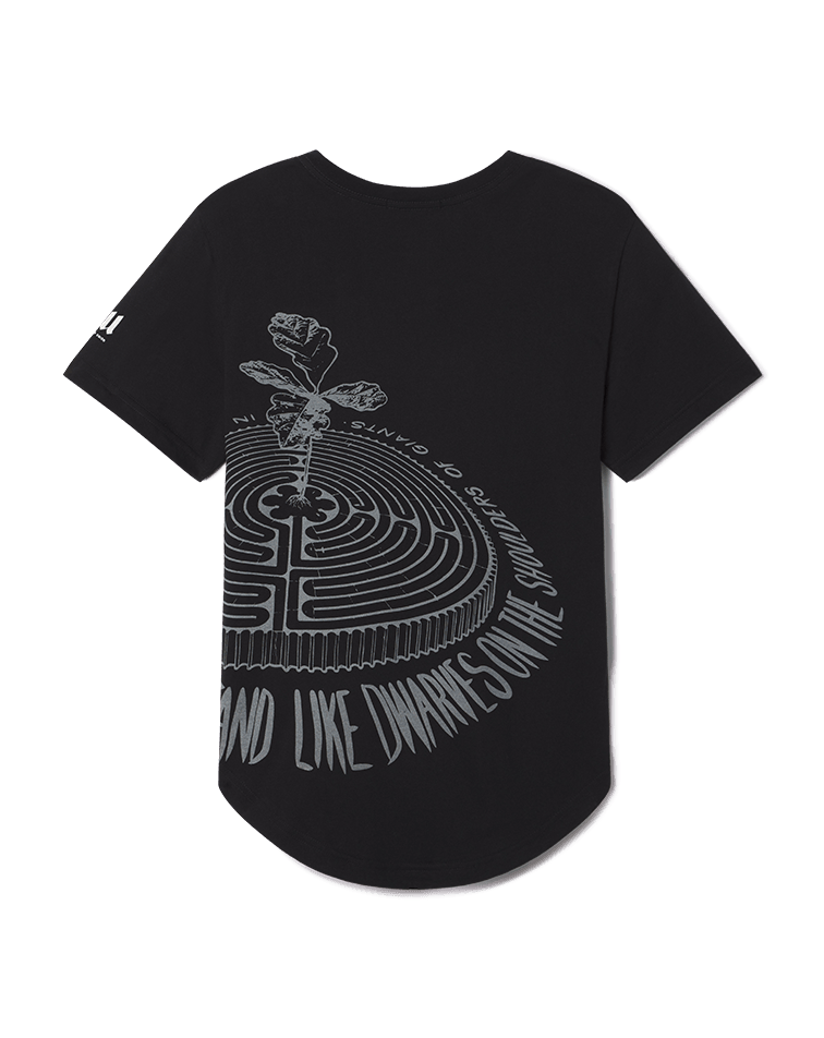 Labyrinth Tee - Onyx – Unknown Union
